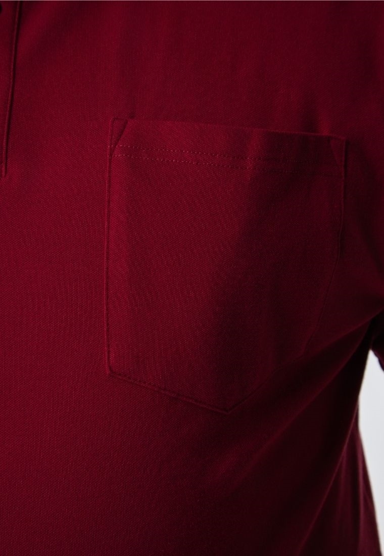 【VIMEN】Polo Shirt With Front Pocket. Plus Size Clothes Online Shop ...